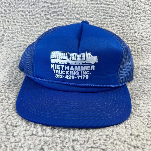 Vintage | Accessories | Vintage Niethammer Trucking Mesh Truck Snapback ...
